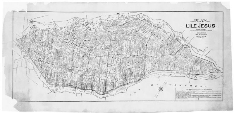 Plan de l'Ile Jesus | Advitam - Bibliothèque et Archives nationales du ...