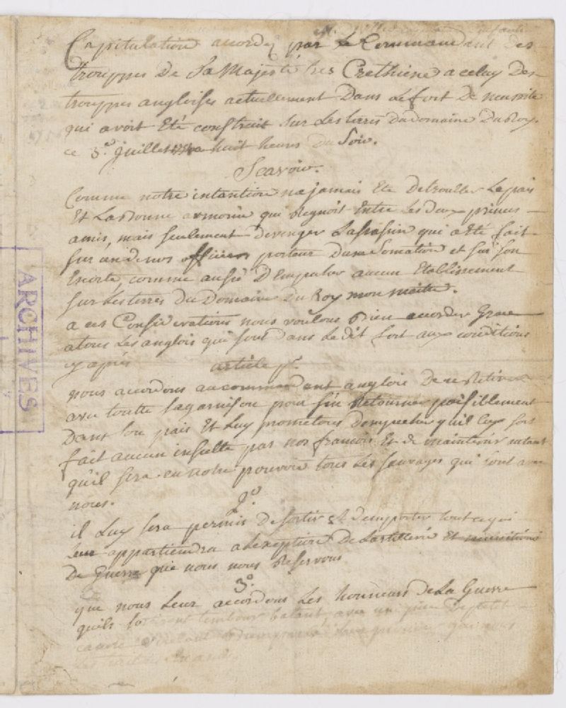 Procès devant le Conseil de guerre contre Robert Stobo, natif de ...